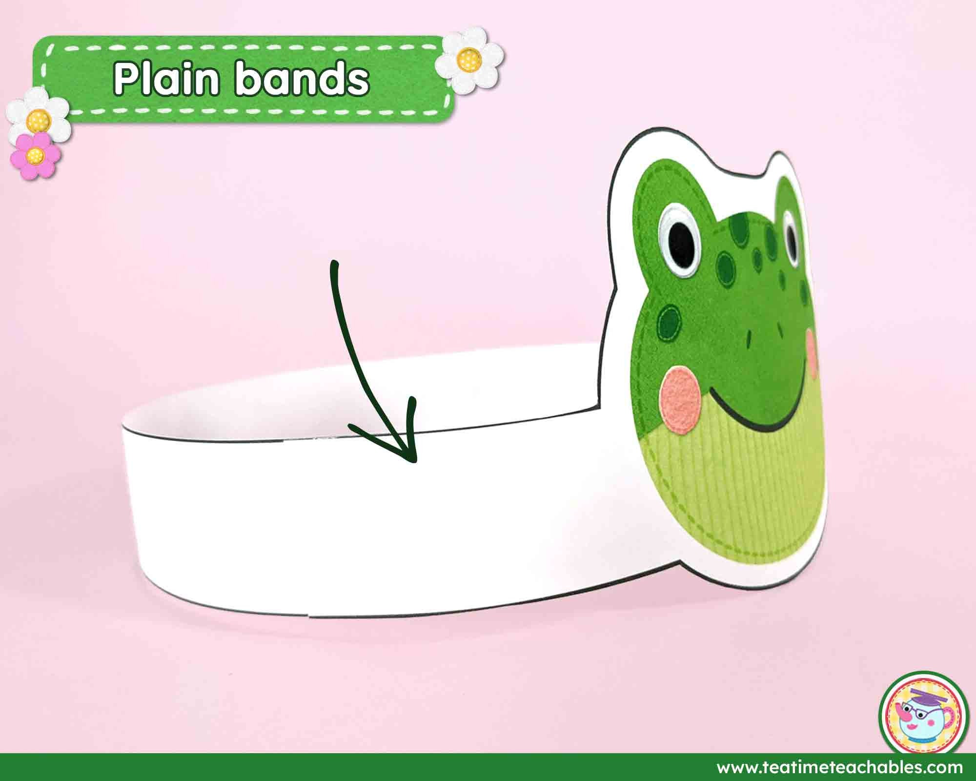 Printable FROG Headband Printable Crown Frog Craft for Kids PDF - Etsy