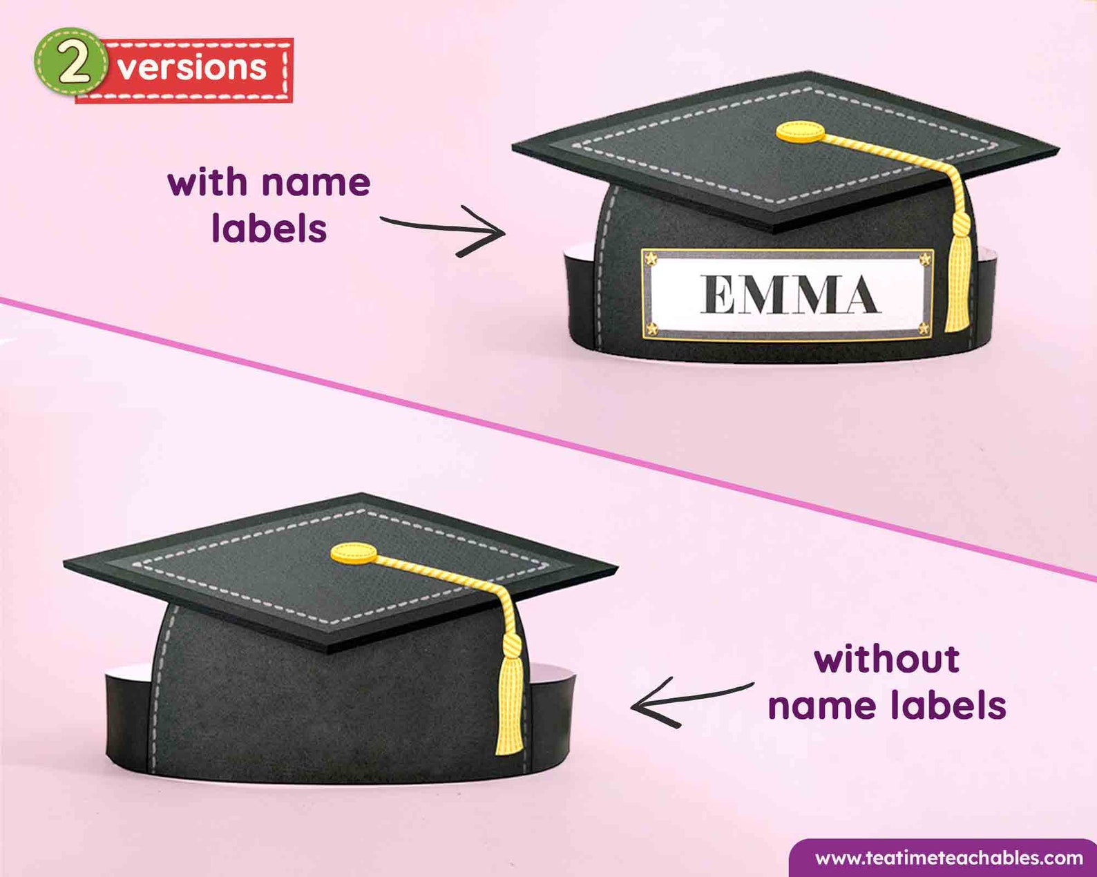 Printable GRADUATE CAP - Precolored Black | Preschool & Kindergarten ...