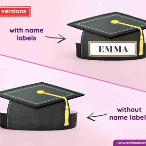 Printable GRADUATE CAP - Precolored Black | Preschool & Kindergarten ...