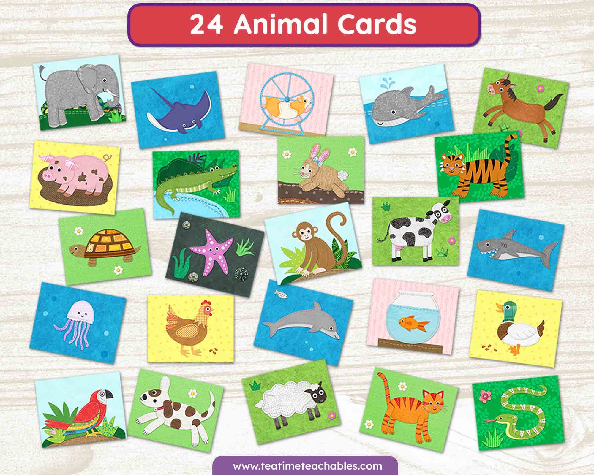 ANIMALS SORTING GAME Animal Habitat Sorting Printable Game for Kids - Etsy