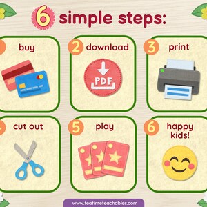 Spring-themed Matching Cards: Colors, Numbers & Sizes | Educational ...