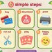 Spring-themed Matching Cards: Colors, Numbers & Sizes Educational Game ...