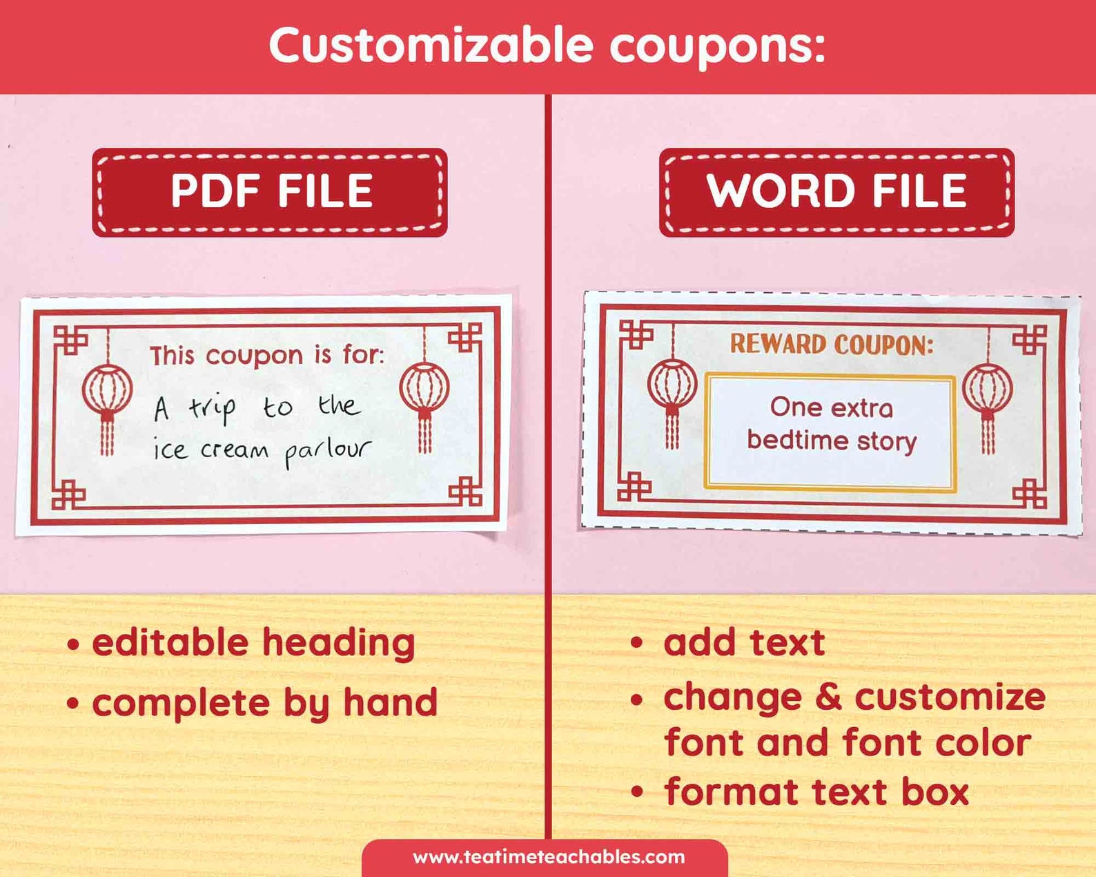 Year of the Dragon Craft BUNDLE: Printable Mask & Lucky Red Envelope ...