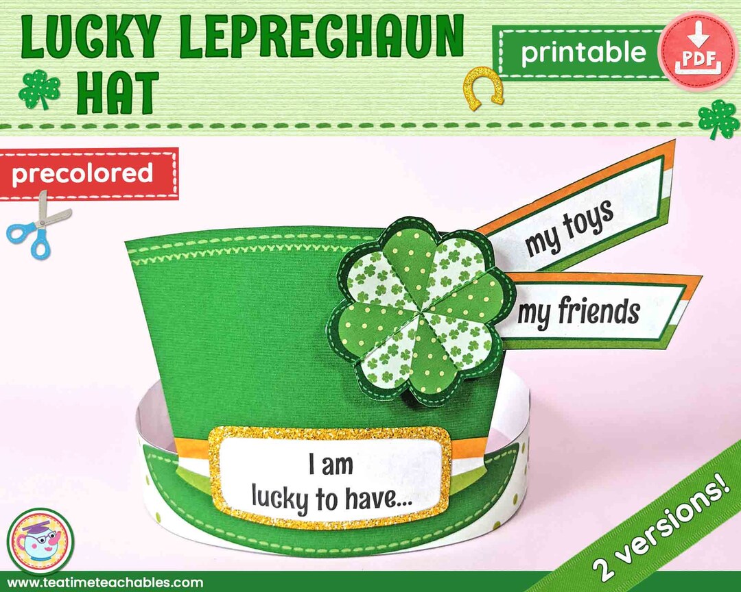 Printable Leprechaun Hat | Easy St Patrick's Day Craft for Kids ...