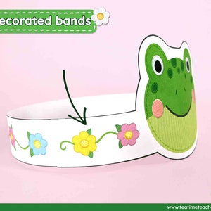 Printable FROG Headband - Printable Crown | Frog Craft for Kids | PDF ...