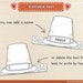 Printable Pilgrim Hat for Coloring - Easy Thanksgiving Craft for Kids ...