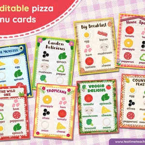 Pizza Game for Kids | Printable Game | PDF | Matching and Memory Game ...