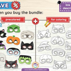 Printable Vampire Bat Mask: Halloween Costume Craft for Kids (PDF ...