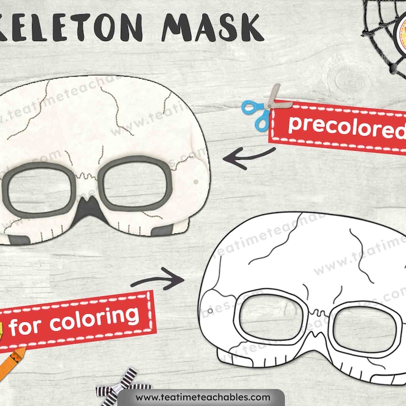 Skeleton Masks - Etsy