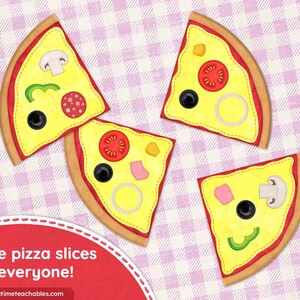 Pizza Game for Kids | Printable Game | PDF | Matching and Memory Game ...
