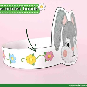Printable BUNNY Headband | Printable Crown | Rabbit Craft | PDF ...