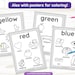 Learn the Colors | Pack of Classroom Wall Posters | PDF | Educational ...