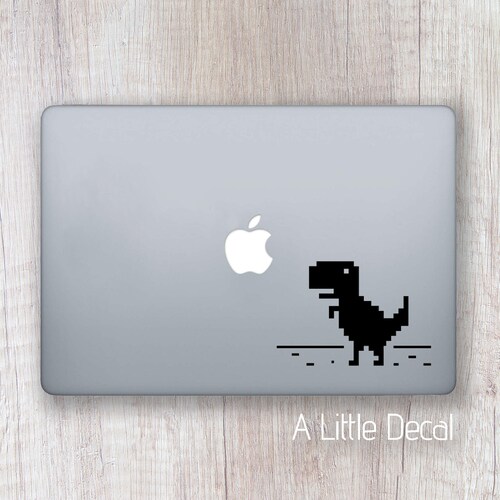 Dino Google Chrome Macook Decal Macbook Sticker Laptop | Etsy