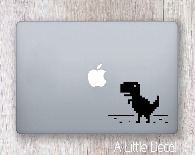 Dino Google Chrome Macook Decal, MacBook Sticker, Laptop Decal, Laptop ...