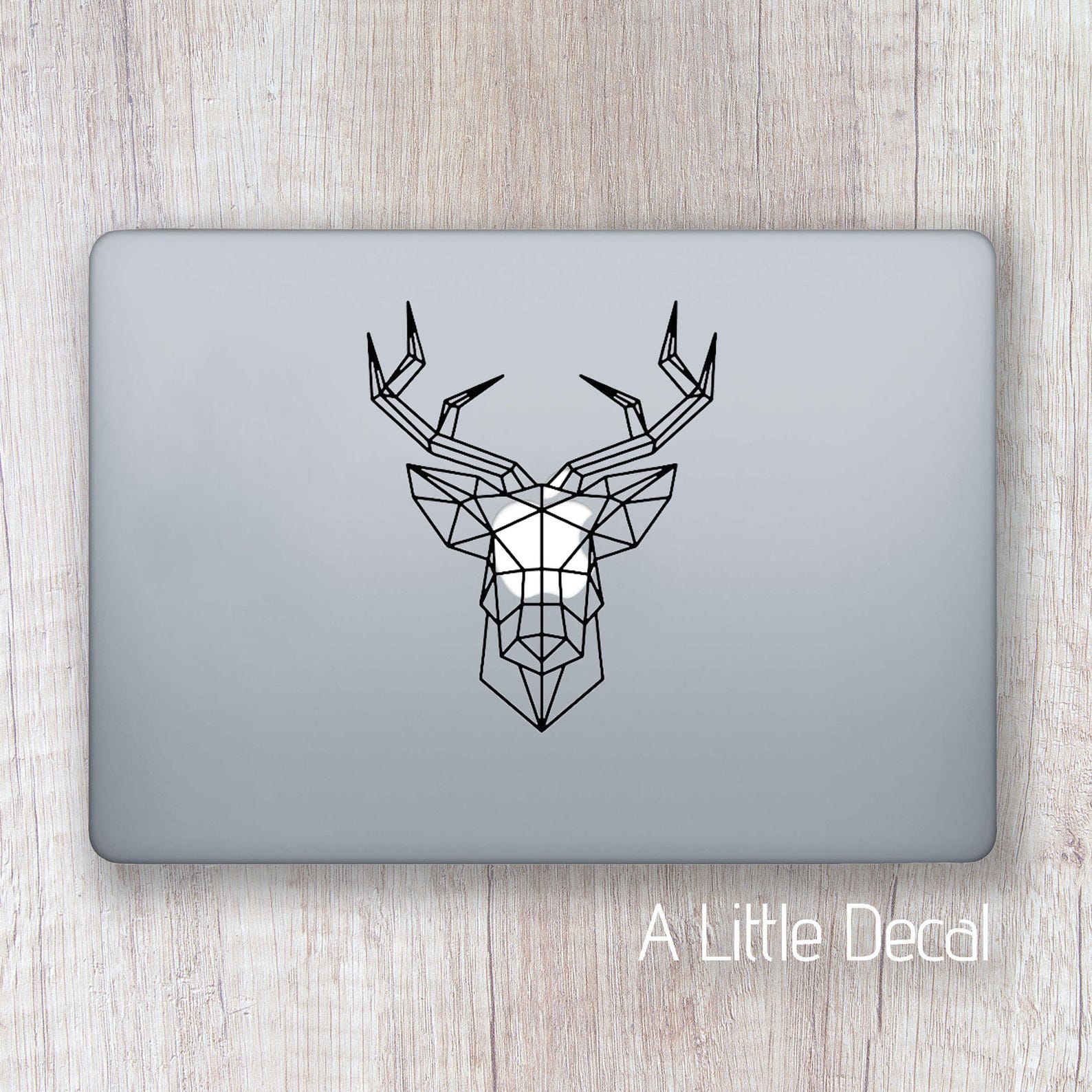 Stag Geometric Head Macbook Decal Laptop Decal Stag Sticker | Etsy