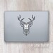 Stag Geometric Head MacBook Decal, Laptop Decal, Stag Sticker Macbook ...