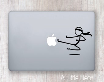 Little Men Stickman Macbook Decal Macbook Sticker Laptop | Etsy