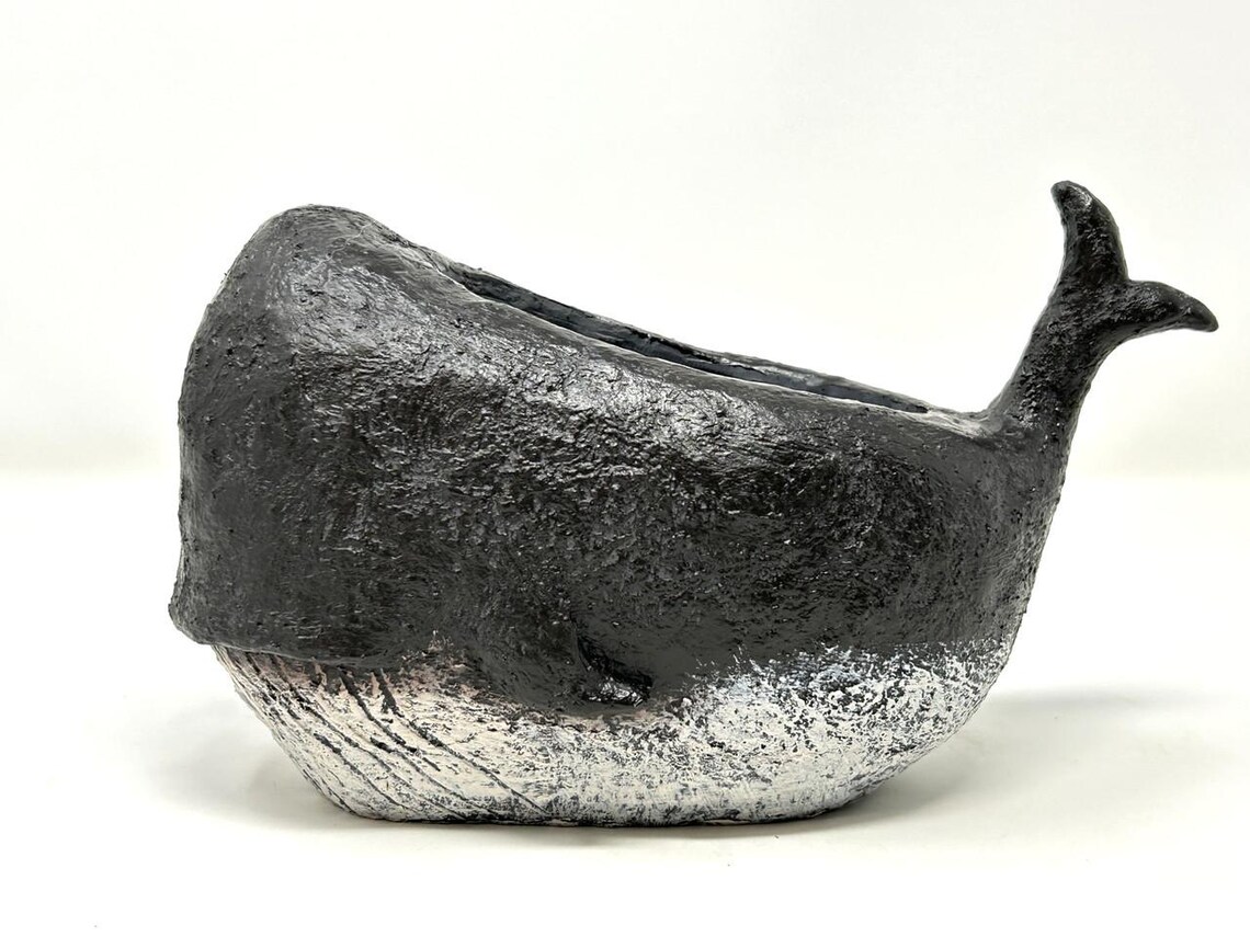 8" GOLIATH WHALE Blobhouse Planter Pot Only, Unique Home Decor - Etsy