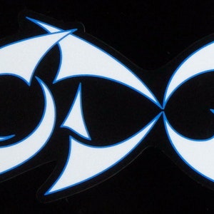 9 Inch DODGE, HASH Marks Sticker/decal, Original Artwork, White With ...