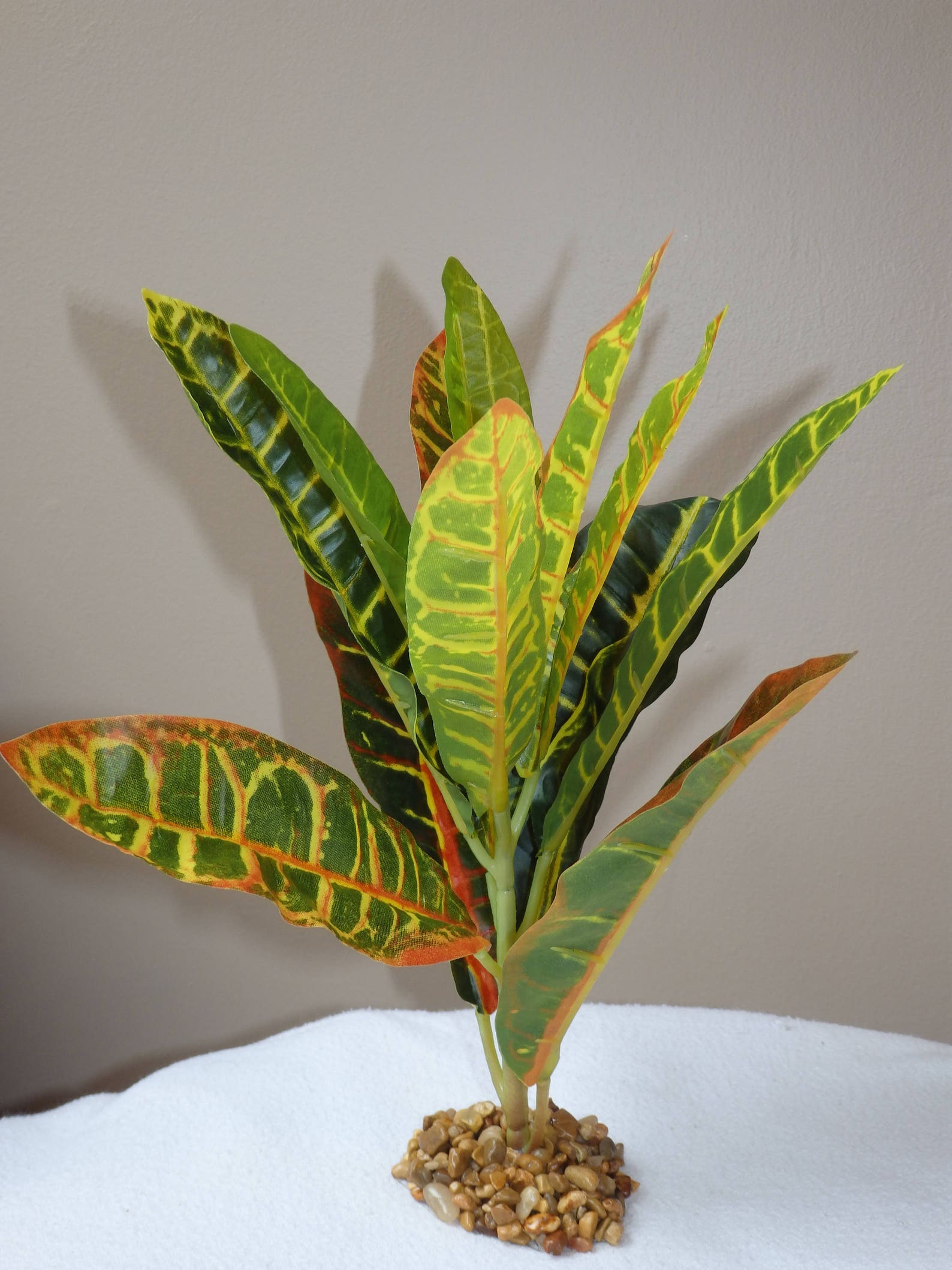 10 Tall MEDIUM Multi-colored CROTON PLANT Artificial - Etsy