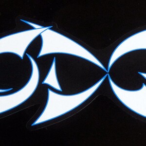 9 Inch DODGE, HASH Marks Sticker/decal, Original Artwork, White With ...