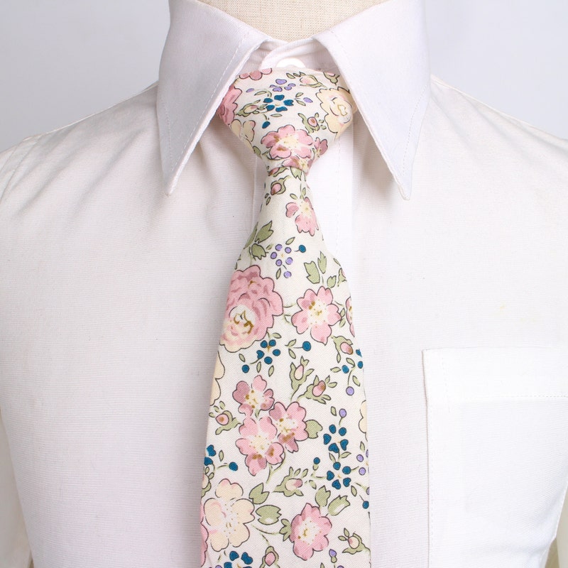 Floral Tie - Etsy