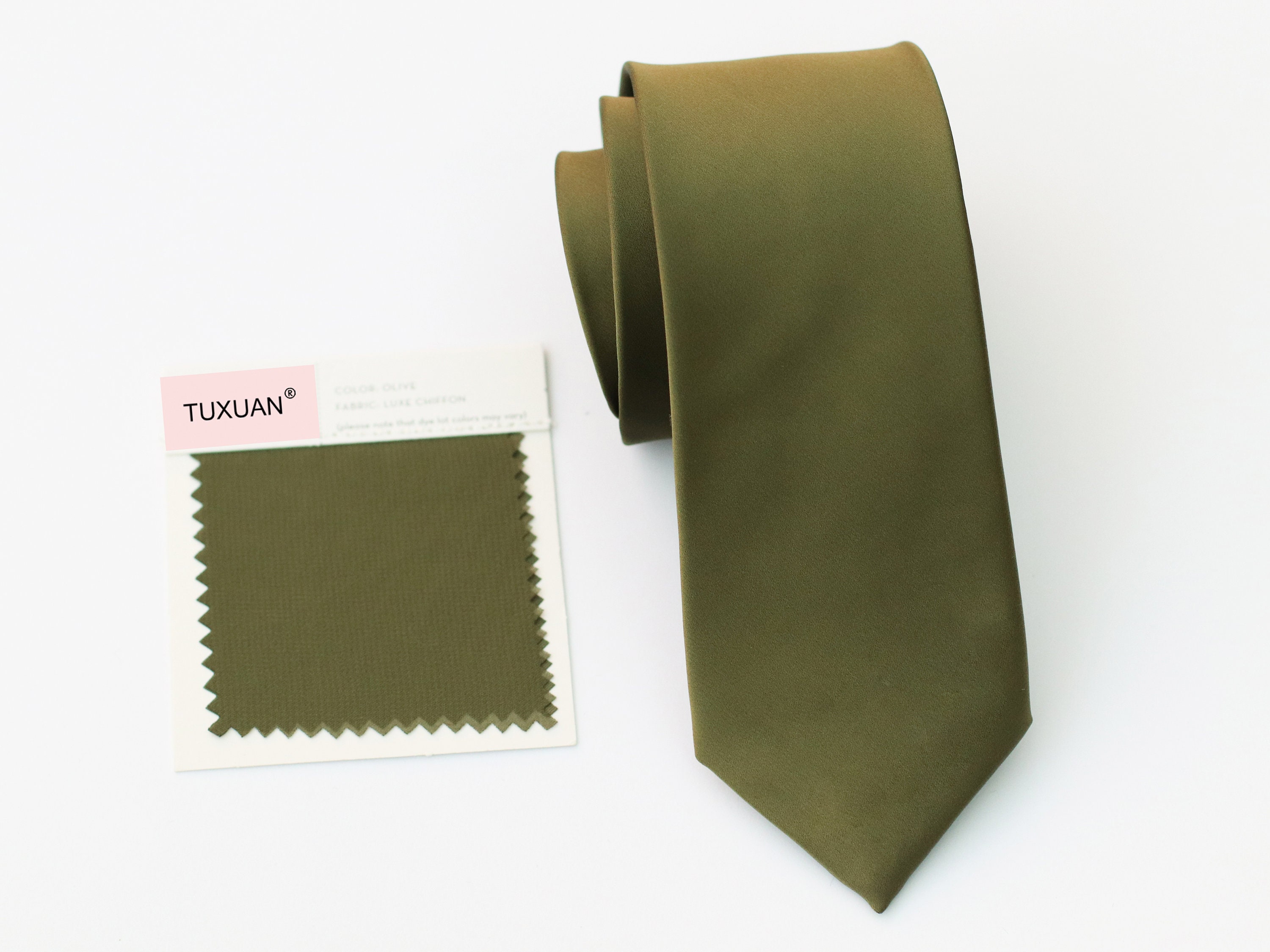 OLIVE Wedding Tie Mens Ties Vintage Mens Tie Olive Bow - Etsy
