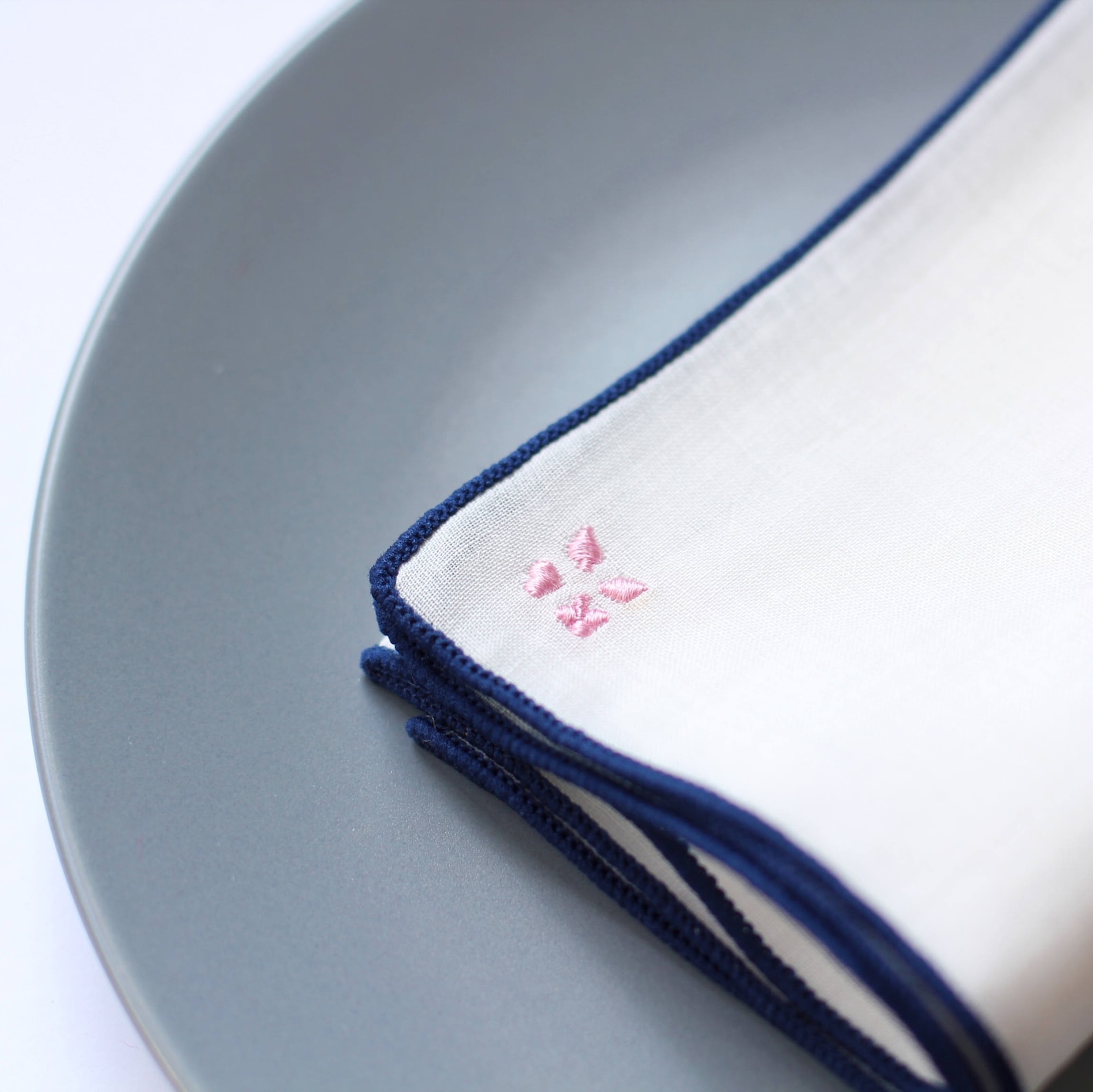 Monogrammed Linen Pocket Square, Embroidered Handkerchief, Men's ...