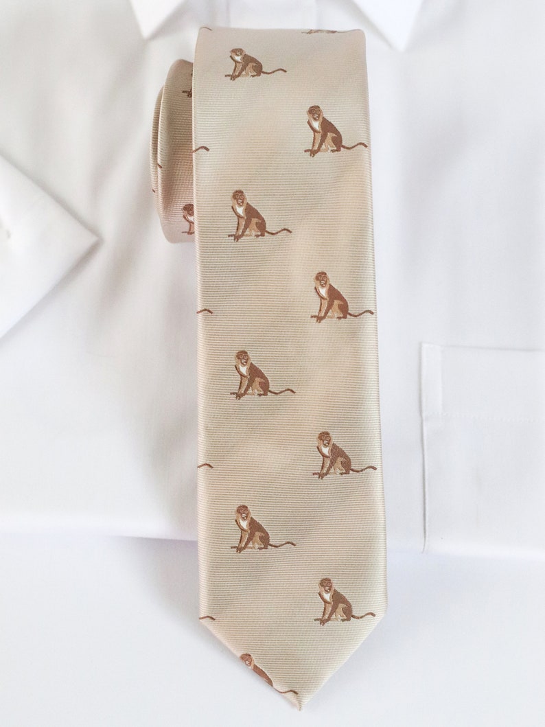 Monkey Unique Neckties Men's Ties Biscotti Necktie - Etsy