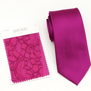 RASPBERRY Wedding Tie Men's Necktie Raspberry Men's - Etsy
