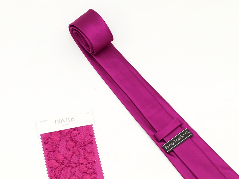 RASPBERRY Wedding Tie Men's Necktie Raspberry Men's | Etsy