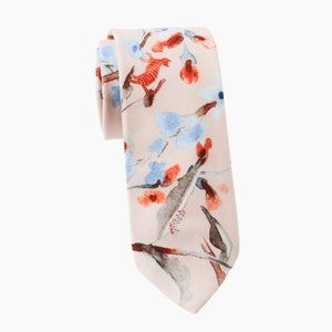 First Kiss Pink 922 Floral Wedding Tie, Wedding Men’s Ties, First Kiss ...