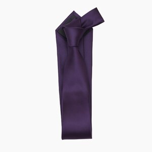 Amethyst Wedding Tie and Pocket Square Set, Microfiber Men's Necktie - Etsy