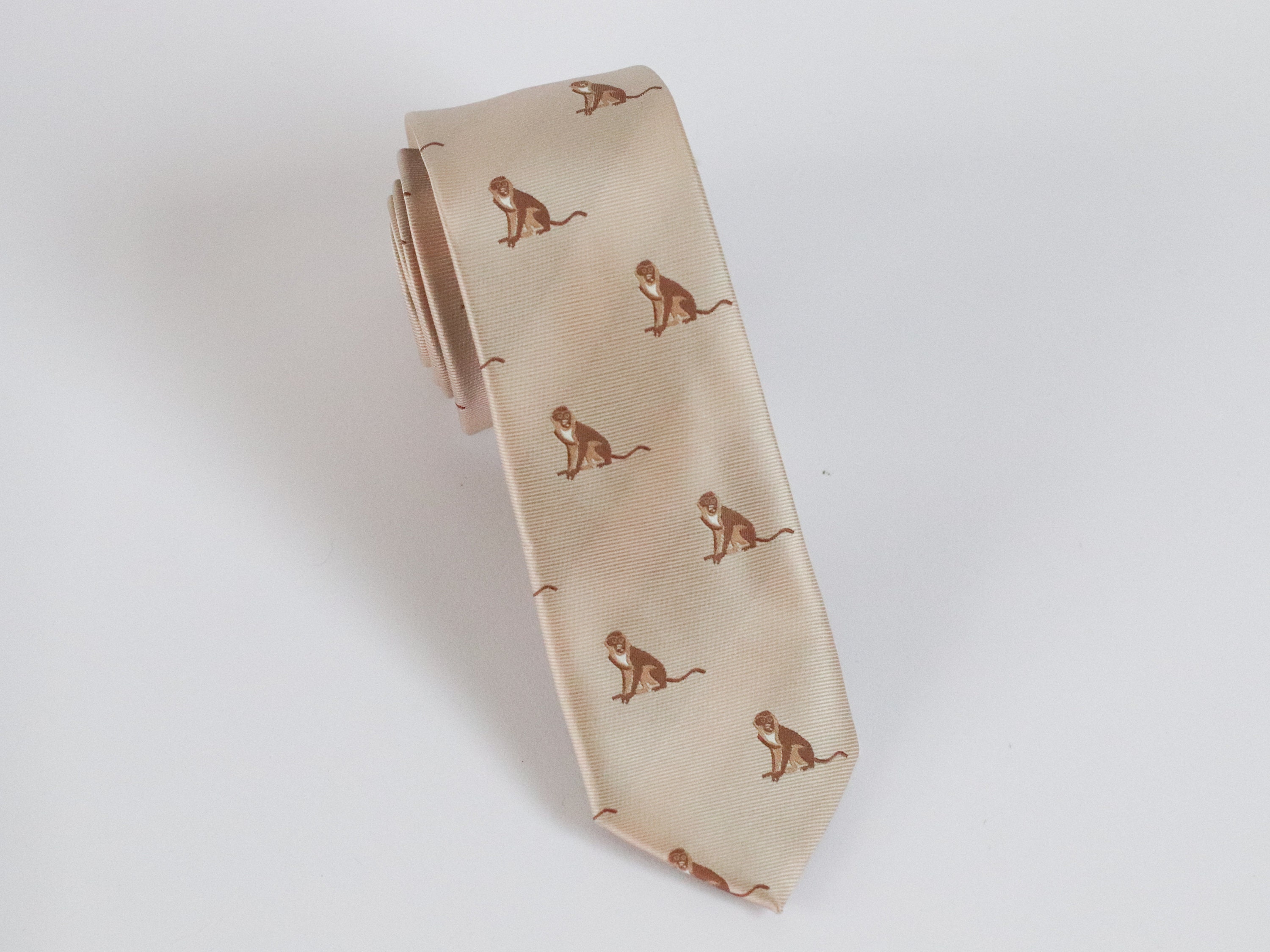 Monkey Unique Neckties Men's Ties Biscotti Necktie - Etsy