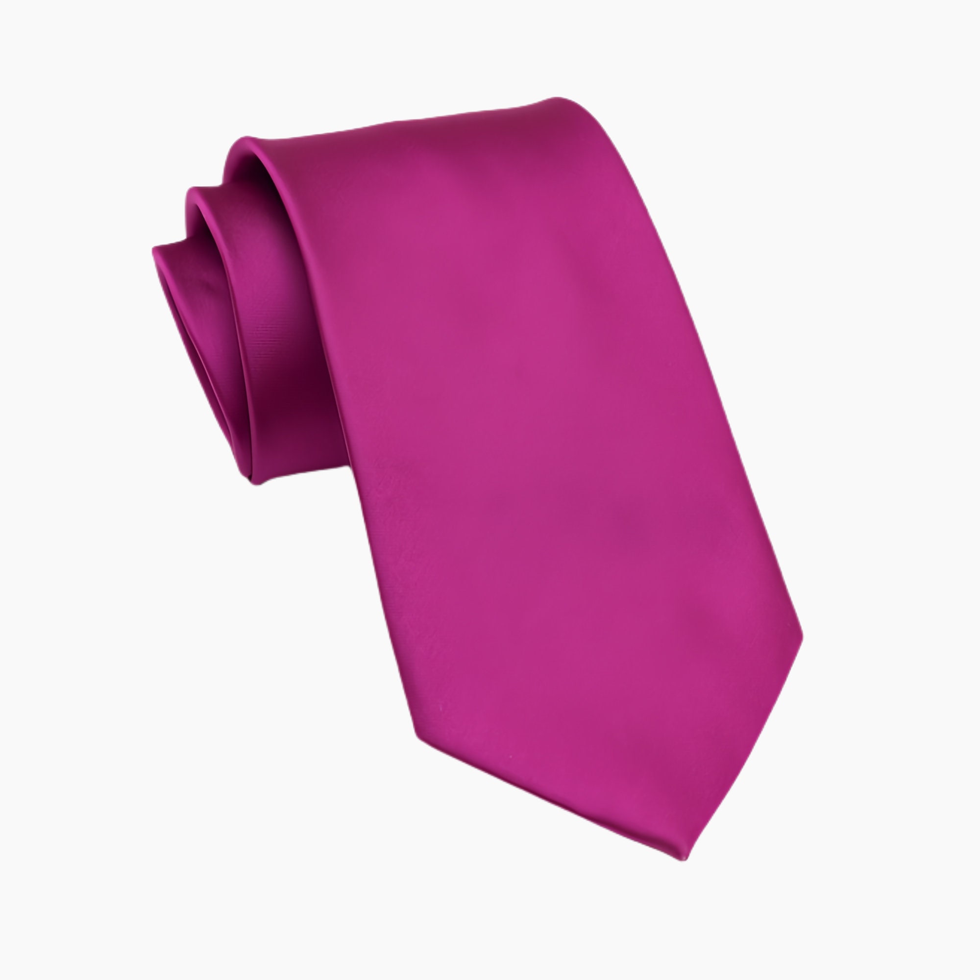Raspberry Wedding Necktie, Solid Microfiber Men's Tie - Etsy