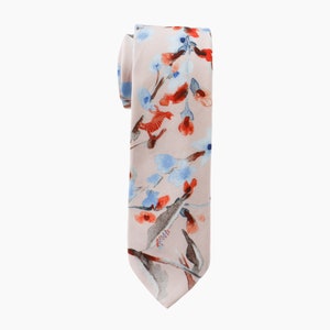 First Kiss Pink 922 Floral Wedding Tie, Wedding Men’s Ties, First Kiss ...