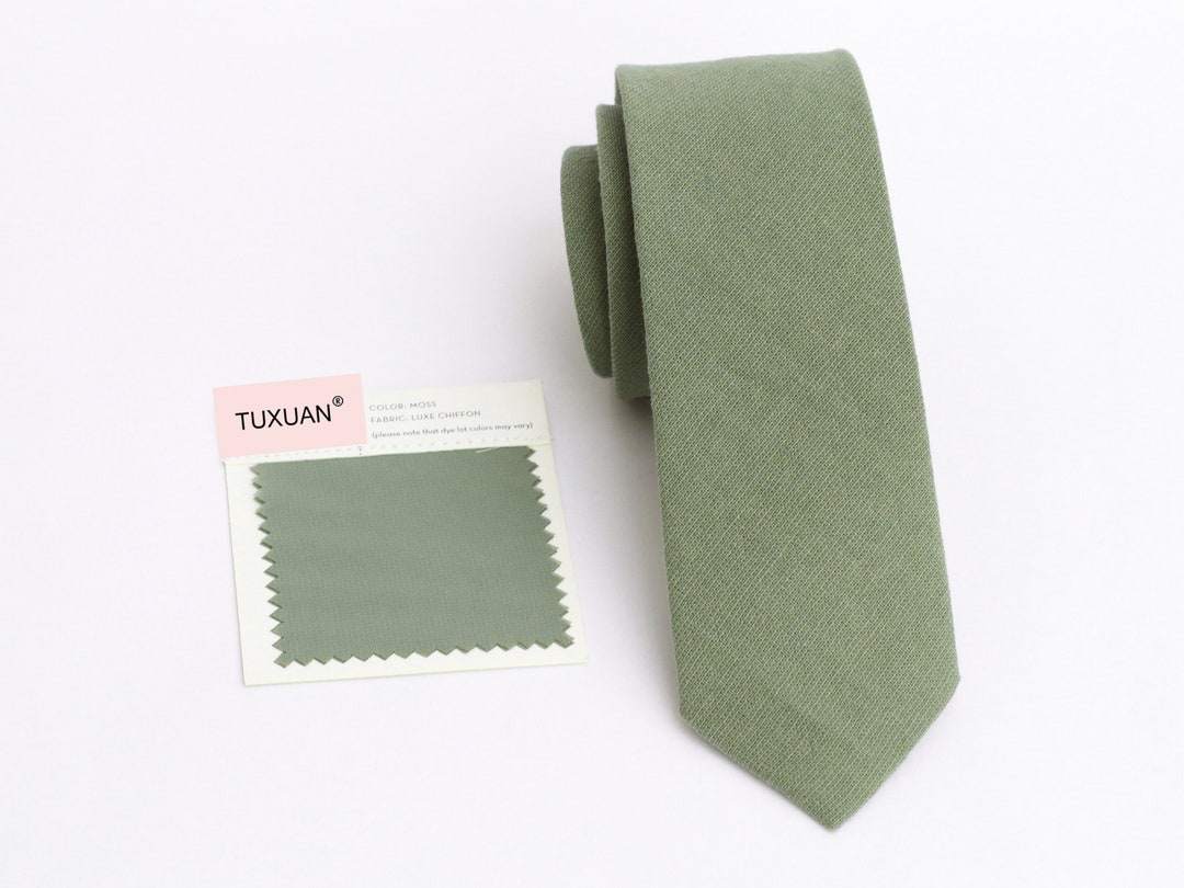 Moss Wedding Tie, Wedding Mens Tie, Vintage Mens Tie, Moss Bow Tie ...