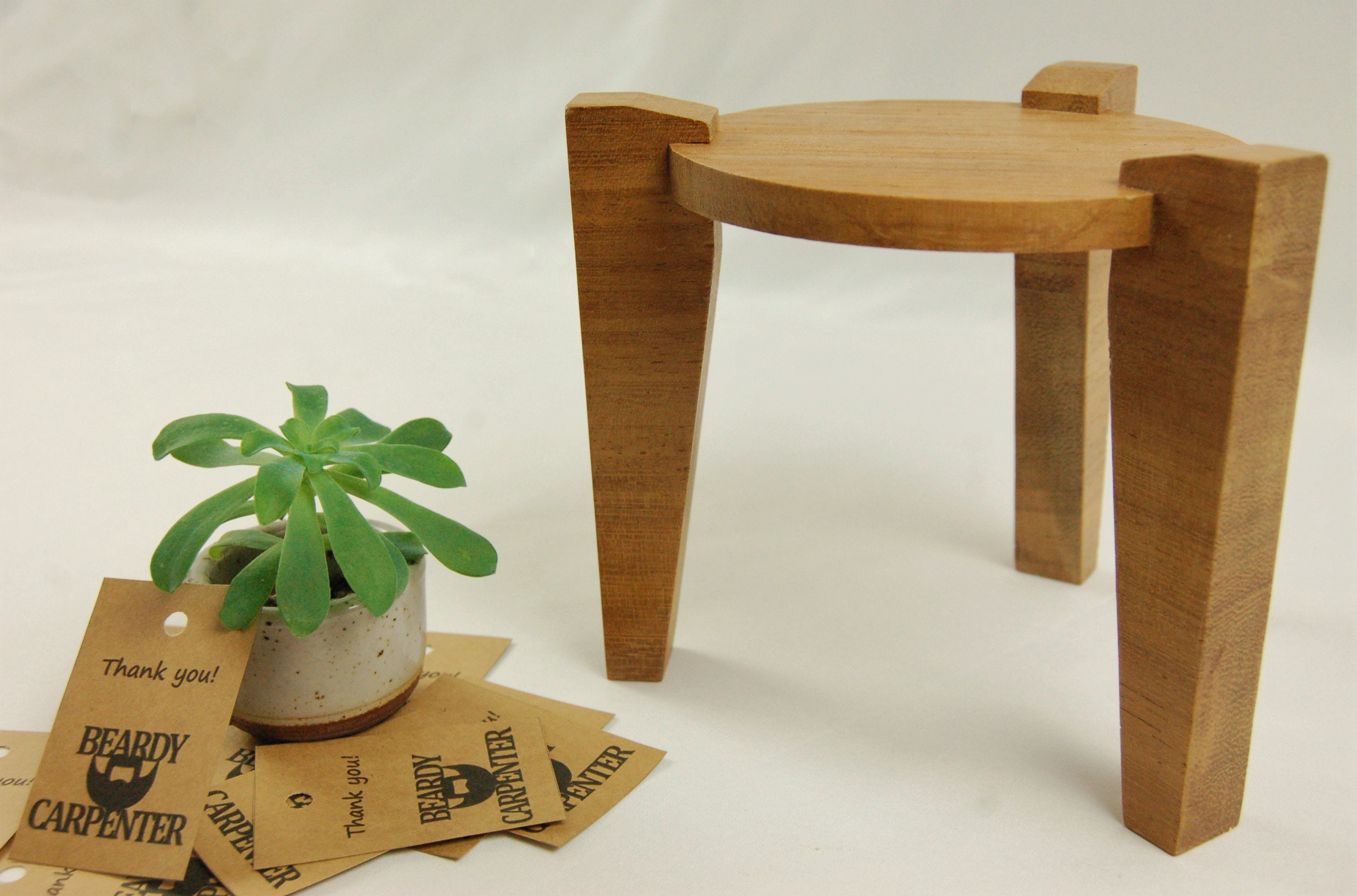 Handmade Wooden Plant Stand - Etsy Australia