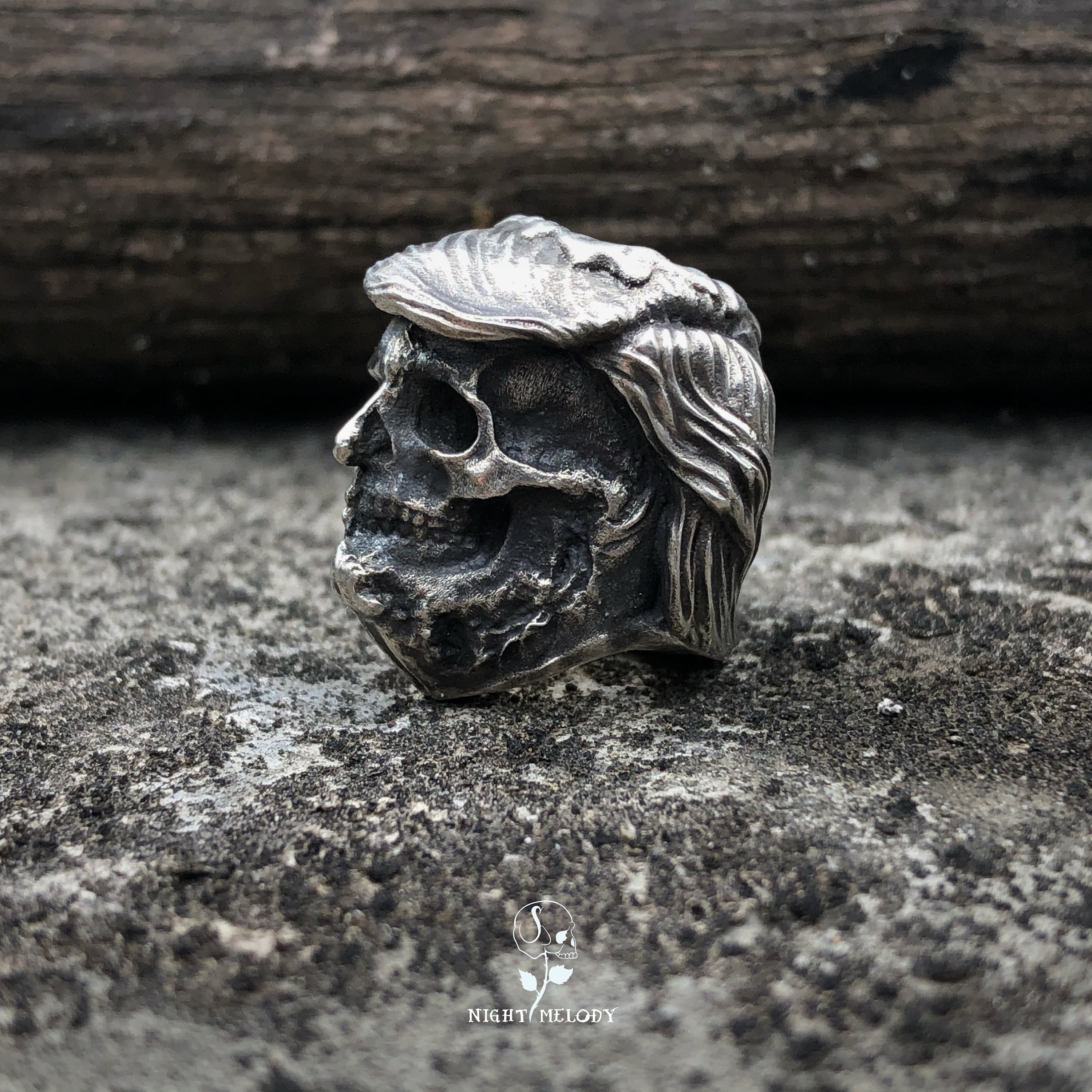 Mad king Trump skull head lanyard bead knife bead Paracord | Etsy