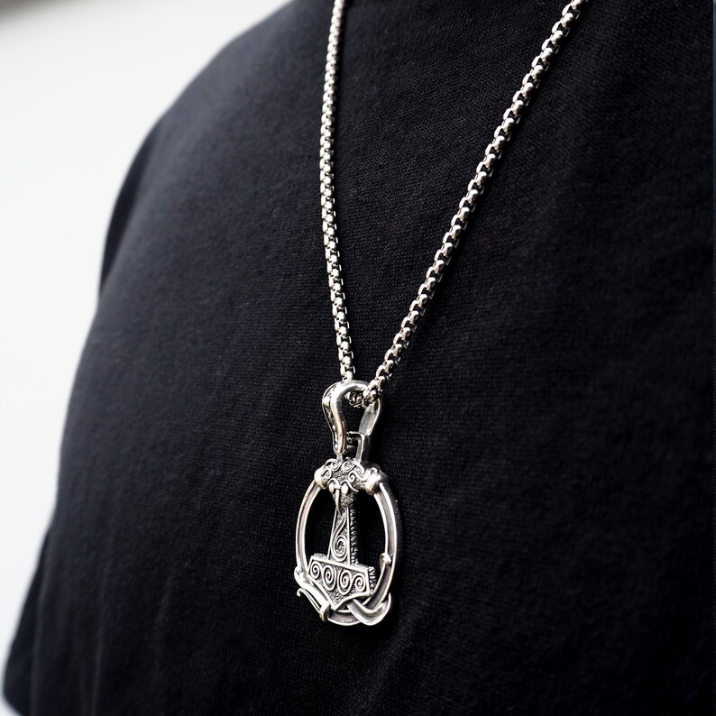 The Norse Mythology Pendant Sterling Silver Pendant Silver - Etsy