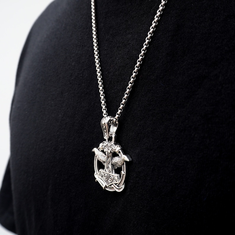 The Norse Mythology Pendant Sterling Silver Pendant Silver - Etsy