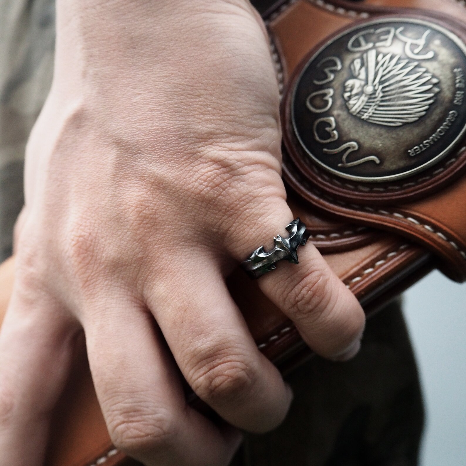 Dark Knight Batman Sterling Silver Ring Silver Jewelry Mens - Etsy