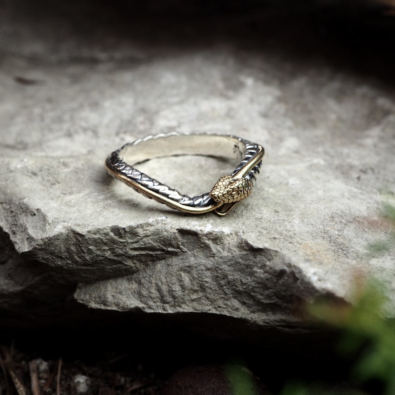 Ouroboros Sterling Silver Ring Silver Jewelry Women's Ring - Etsy