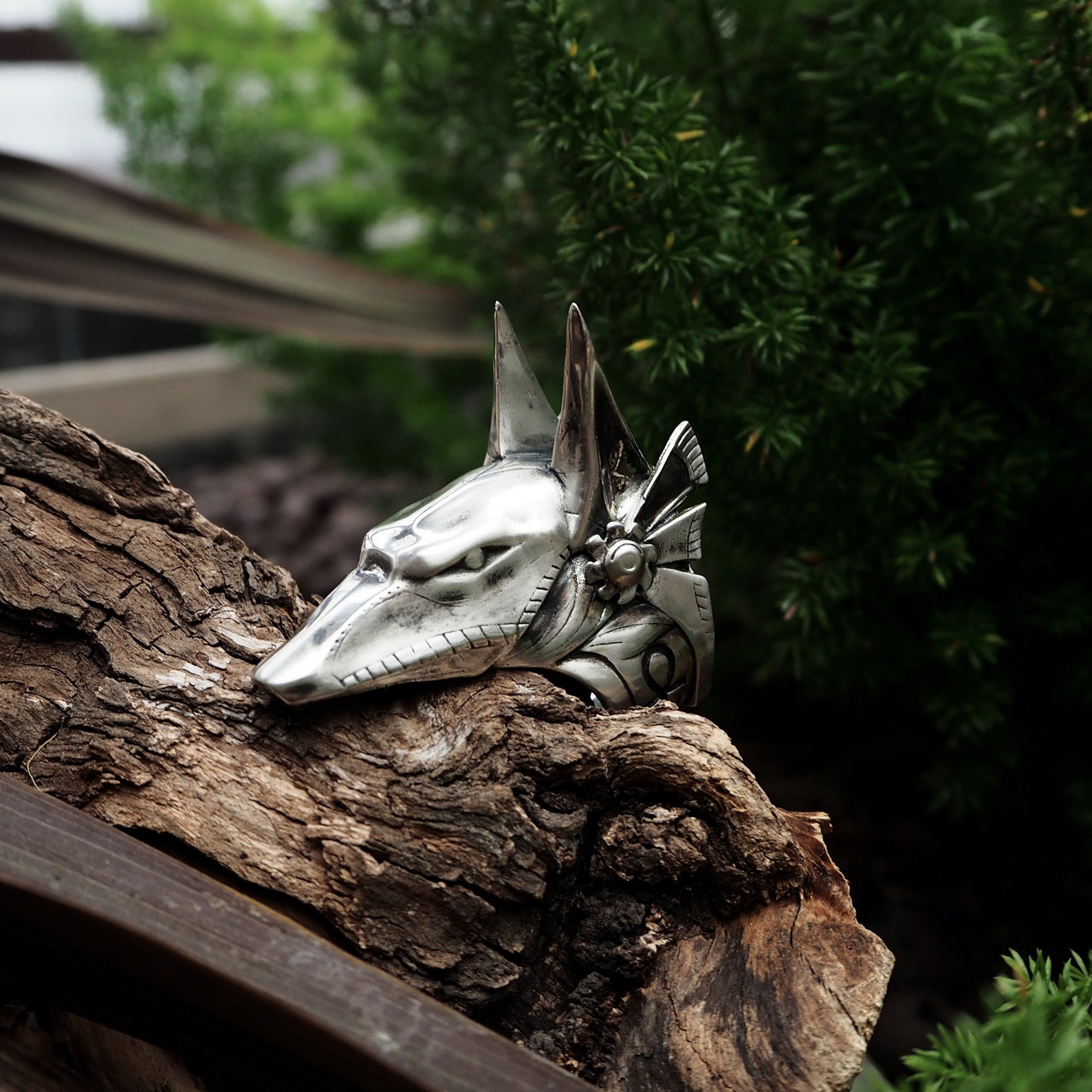 Anubis Sterling Silver Ring Silver Jewelry Men's Ring - Etsy