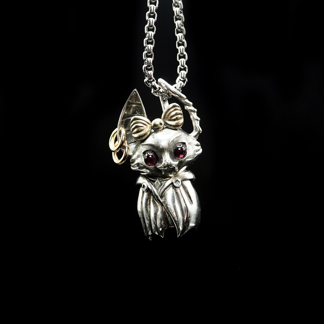 Cute Vampire Bat Pendant Bat Pendant Vampire Pendant Women's Necklace ...