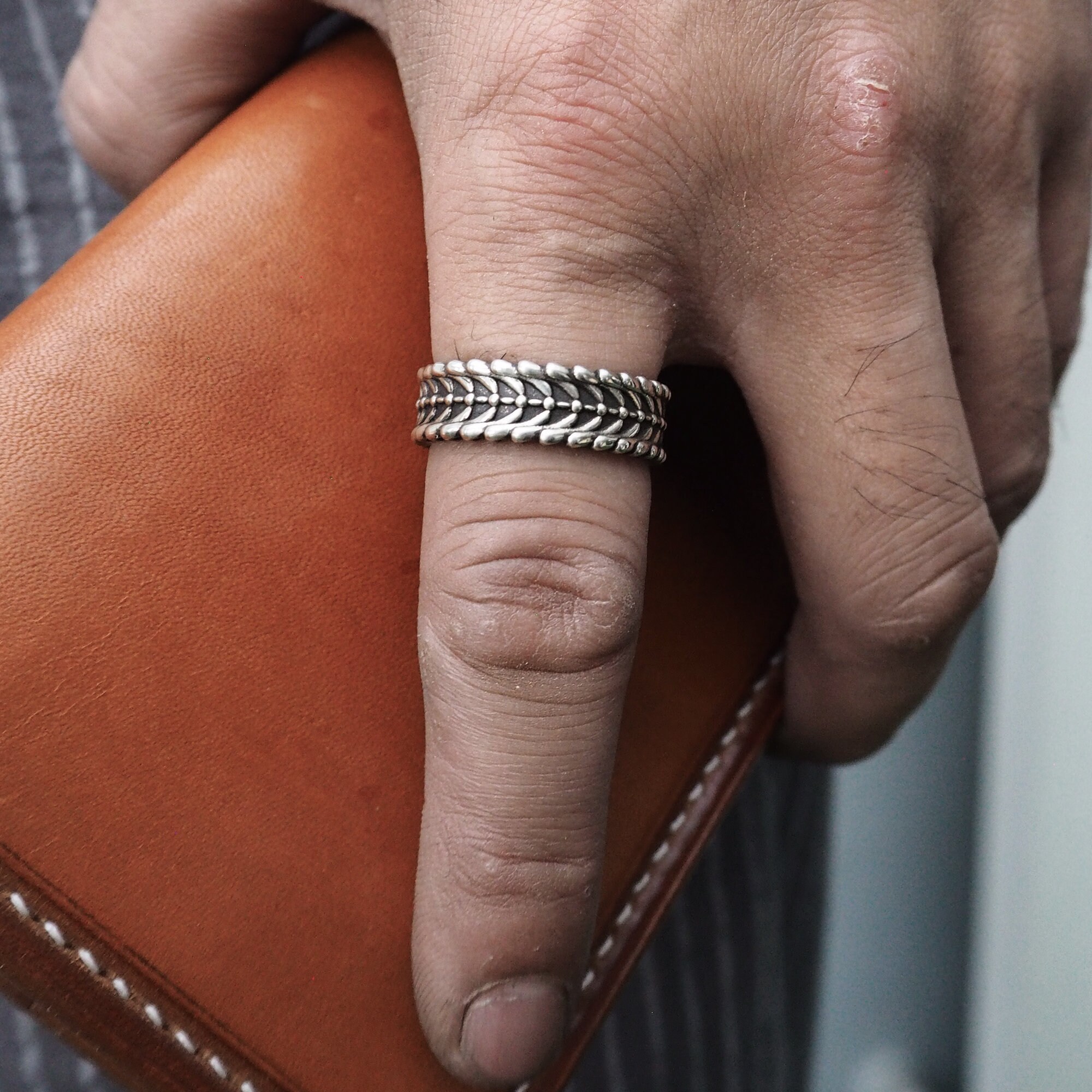 Skeleton Silver Ring Men's Ring Women's Gothic Ring - Etsy