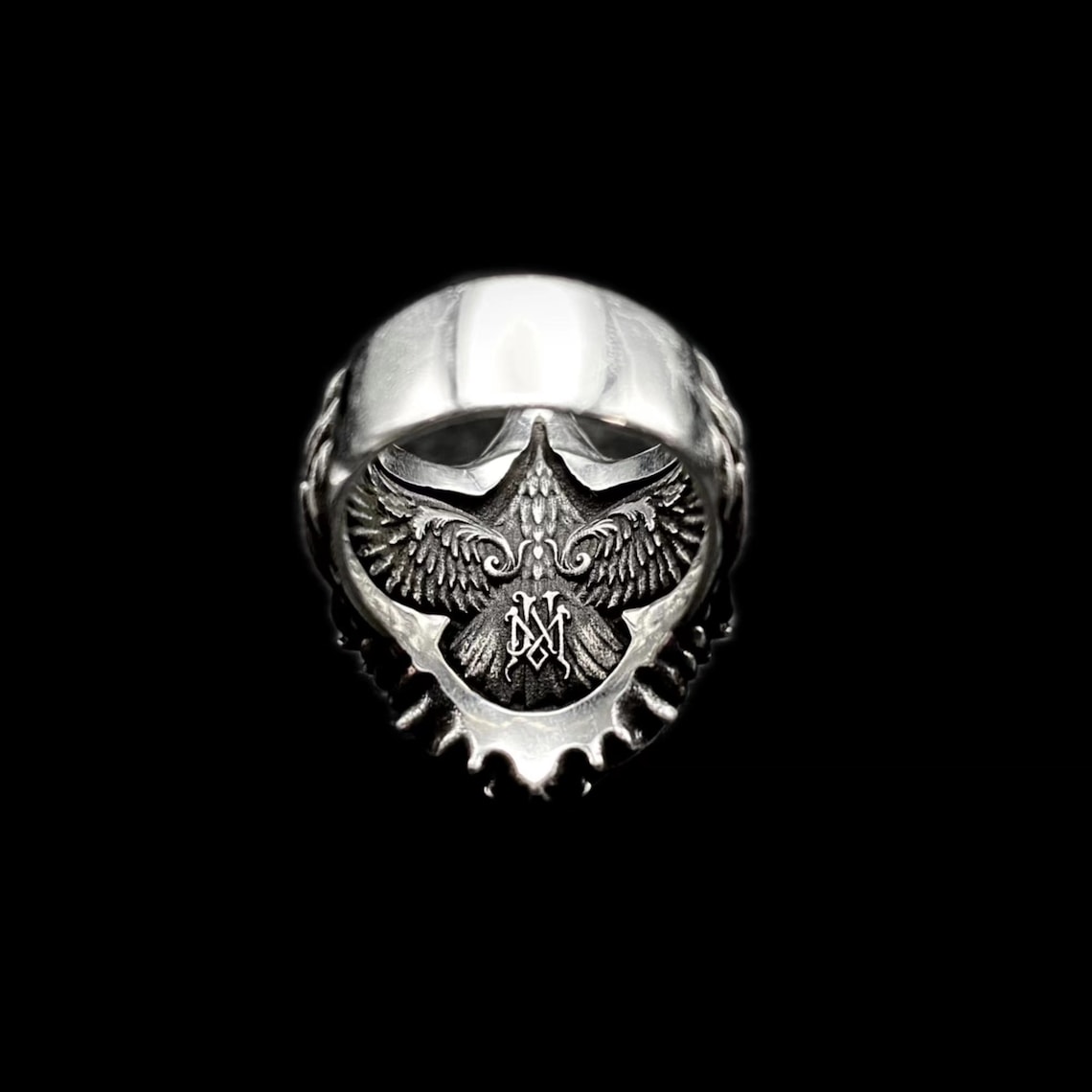 The Eagle Sterling Silver Ring Silver Jewelry Mens Ring Eagle - Etsy
