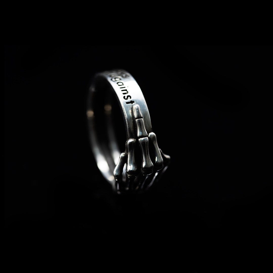 Der Mittelfinger Sterling Silber Ring Silber Schmuck Damen Ring Herren ...