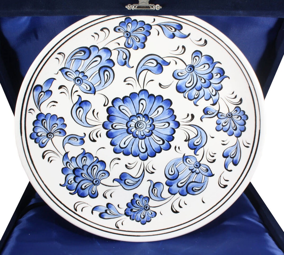 Turkish Tile Art , Cini Turkish Tile , Turkish Tile Plate Handmade - Etsy