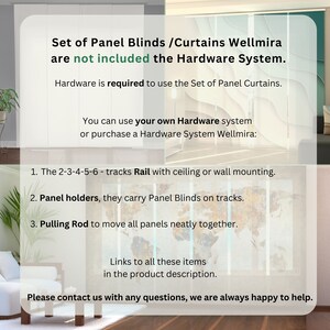 4 Sliding Vertical Blinds for Patio Door Living Room Horse Lovers Blind ...